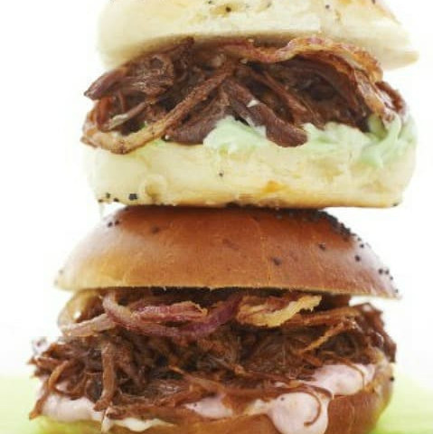 BBQ Short Rib Sandwiches With Avocado - Recipes & Me