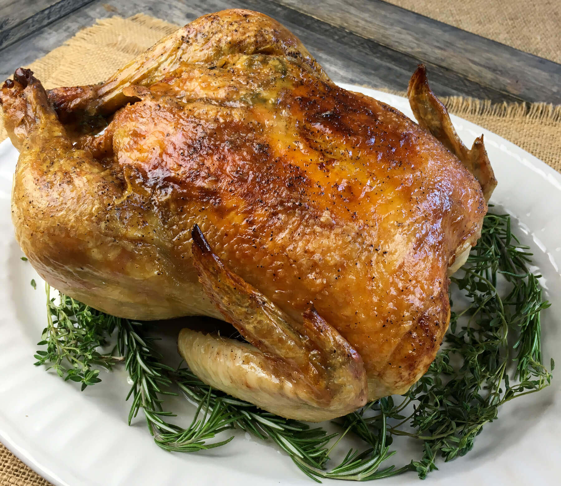 Garlic-Herb Whole Roasted Chicken - Recipes & Me