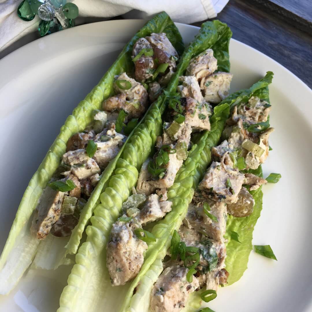 Chunky Chicken Salad Lettuce Wraps - Recipes & Me