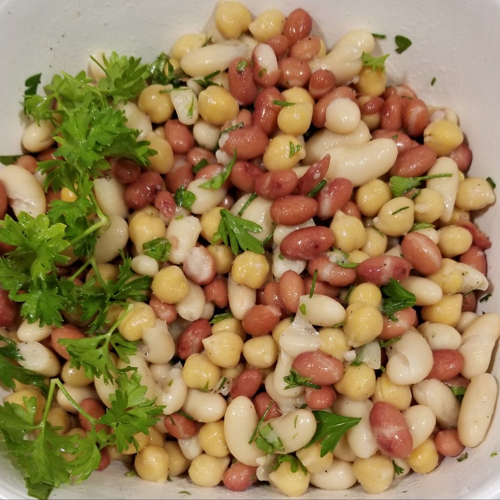 Mediterranean Three Bean Salad - Recipes & Me